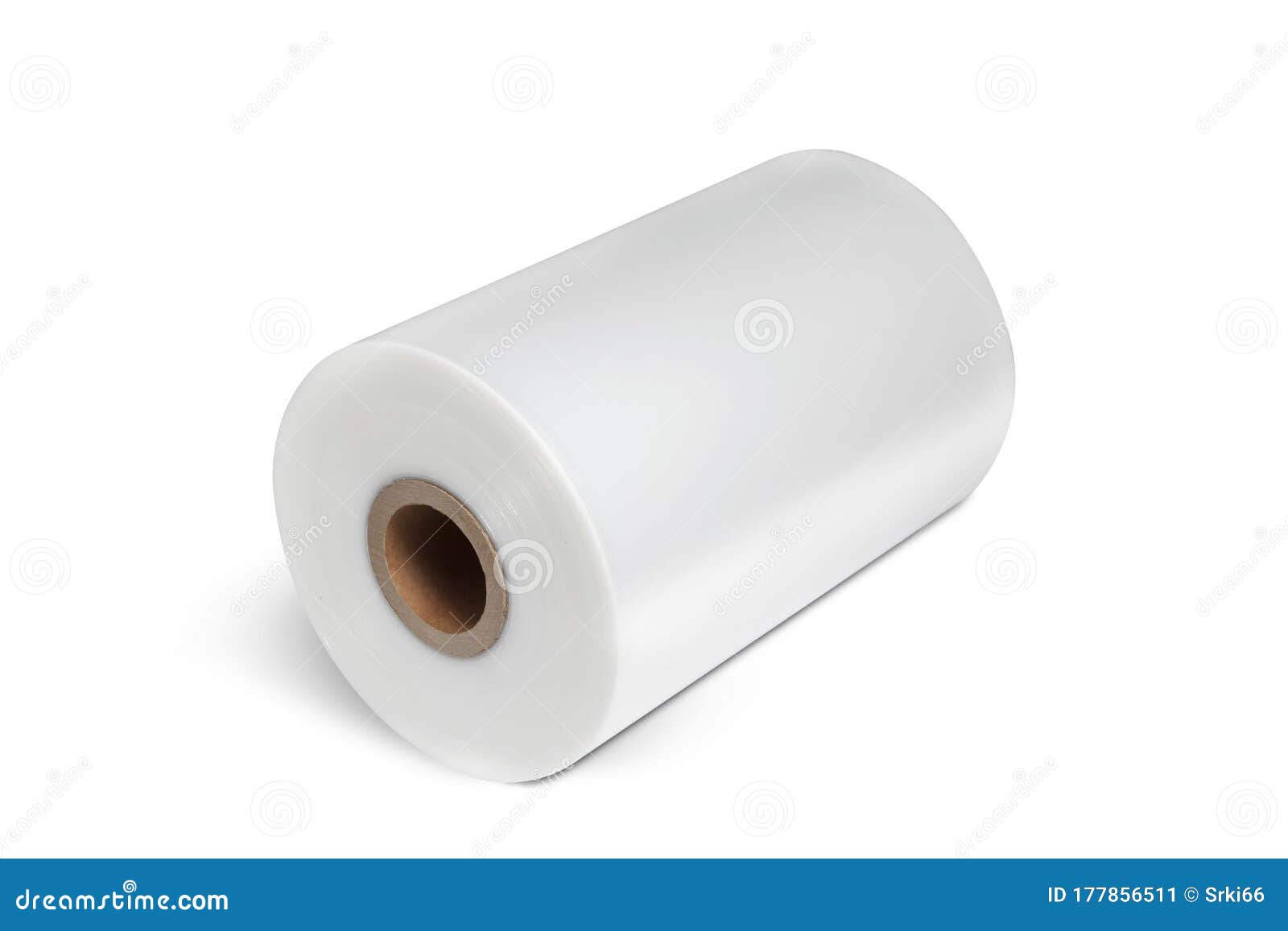 Roll of Pvc Foil Isolated on White Stock Image - Image of technology ...
