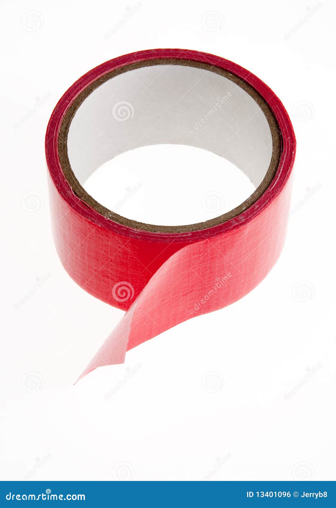 Roll of red duct tape stock photo. Image of sticky, color - 13401096
