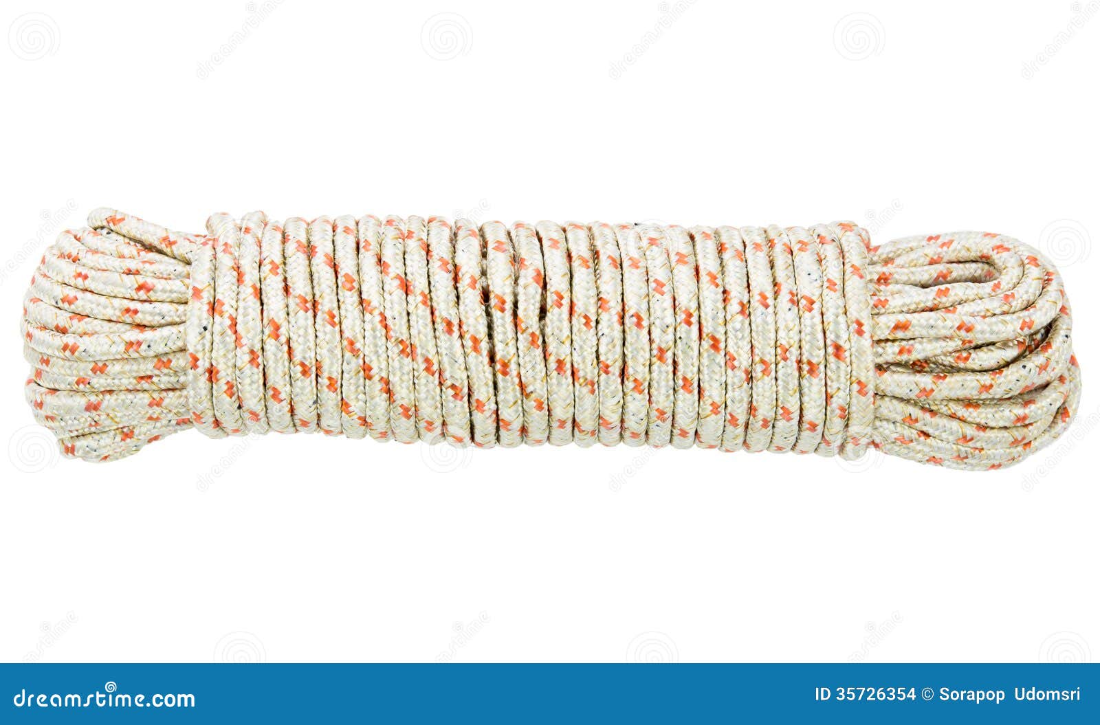 A roll rope stock photo. Image of rolled, rope, isolated - 35726354