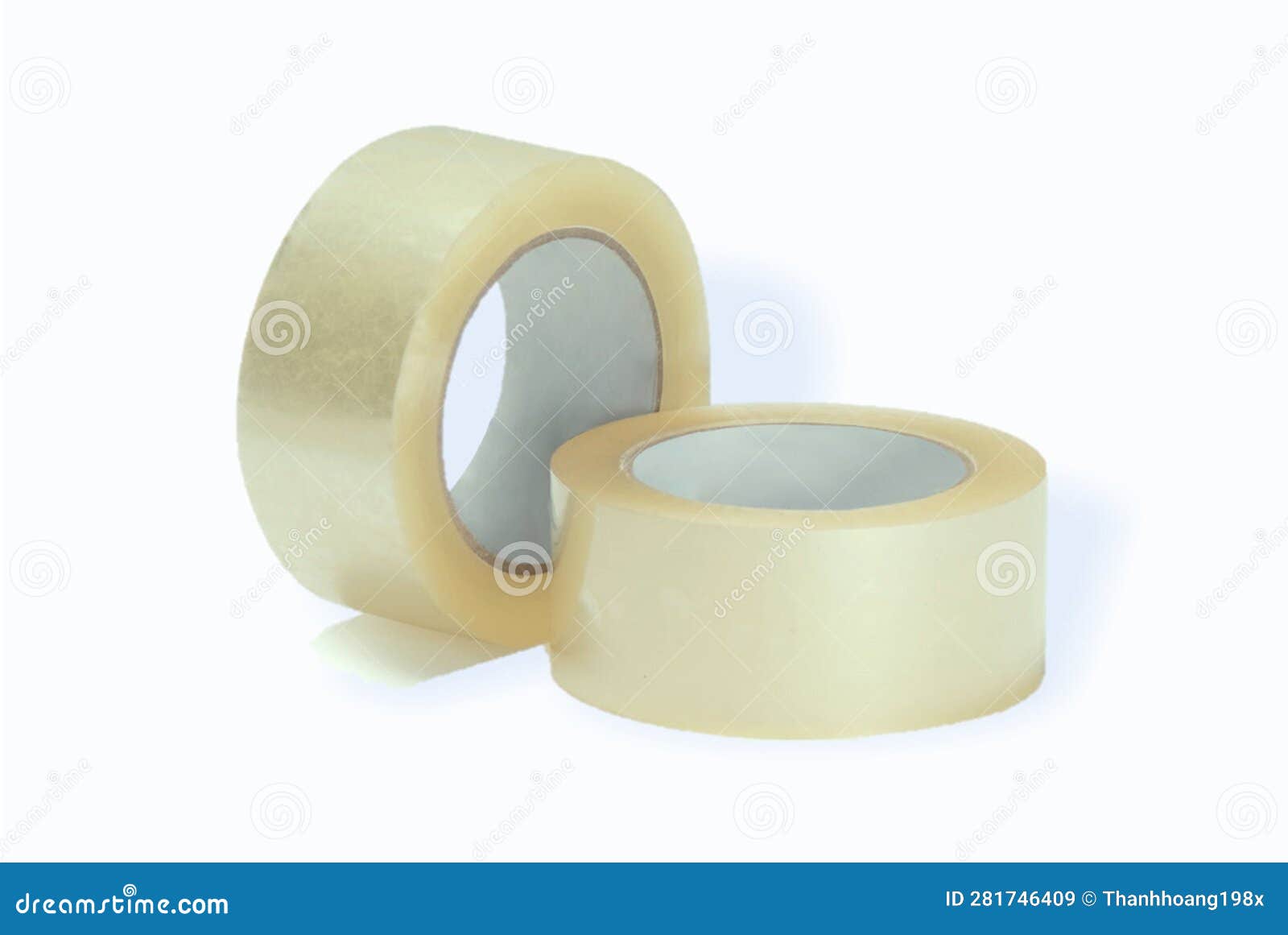 Roll of scotch tape stock image. Image of repair, attach - 281746409