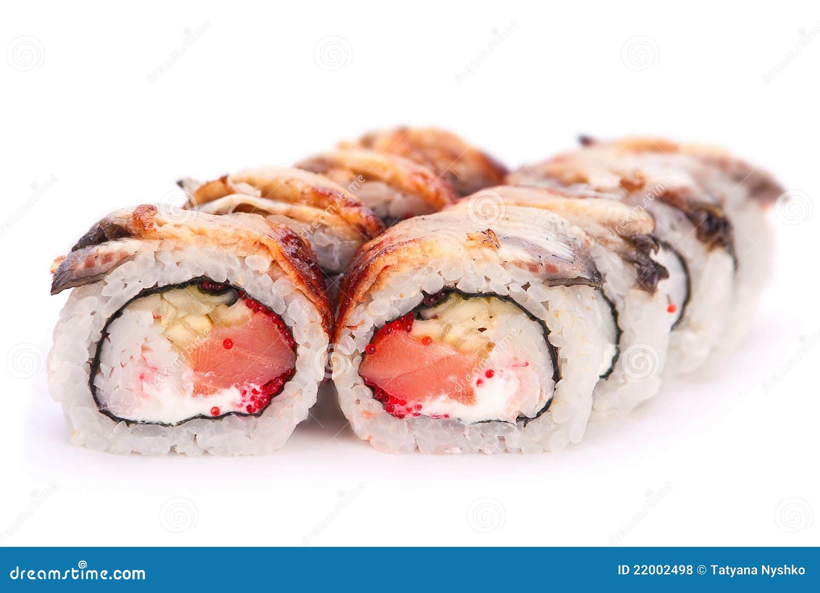 Roll with seafood stock photo. Image of fish, vegetable - 22002498