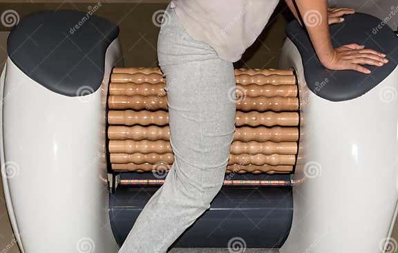 Roll Shaper Lymphatic Massage Machines Stock Image - Image of reduce ...