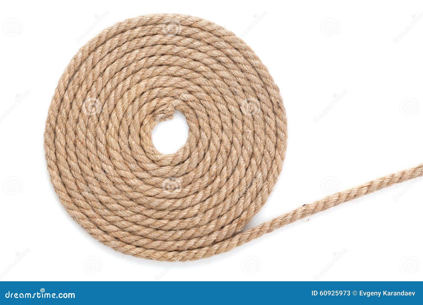 Roll of ship rope stock image. Image of loop, border - 60925973