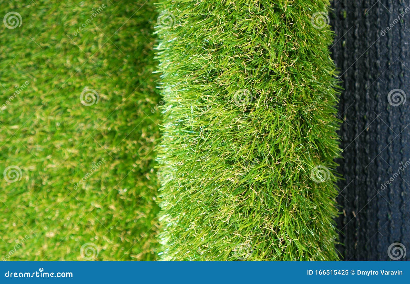 Roll of Soft Artificial Grass. Stock Image - Image of court, artificial ...