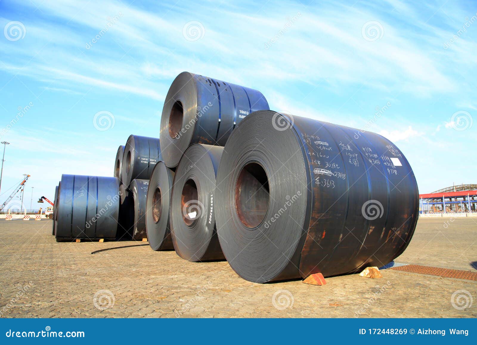 Roll steel stock image. Image of tough, industry, fabrication - 172448269