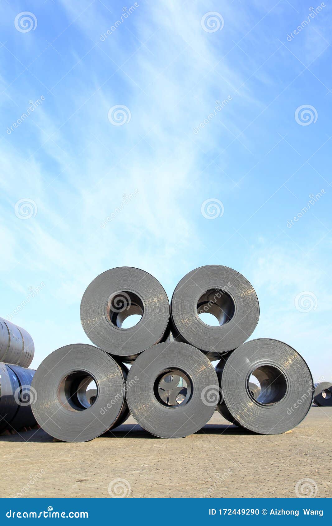 Roll steel stock photo. Image of industry, strip, metal - 172449290