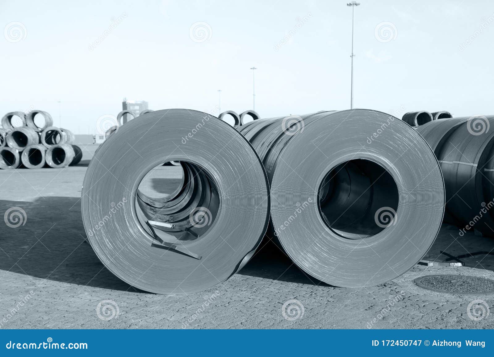 Roll steel stock image. Image of grey, pattern, metallic - 172450747