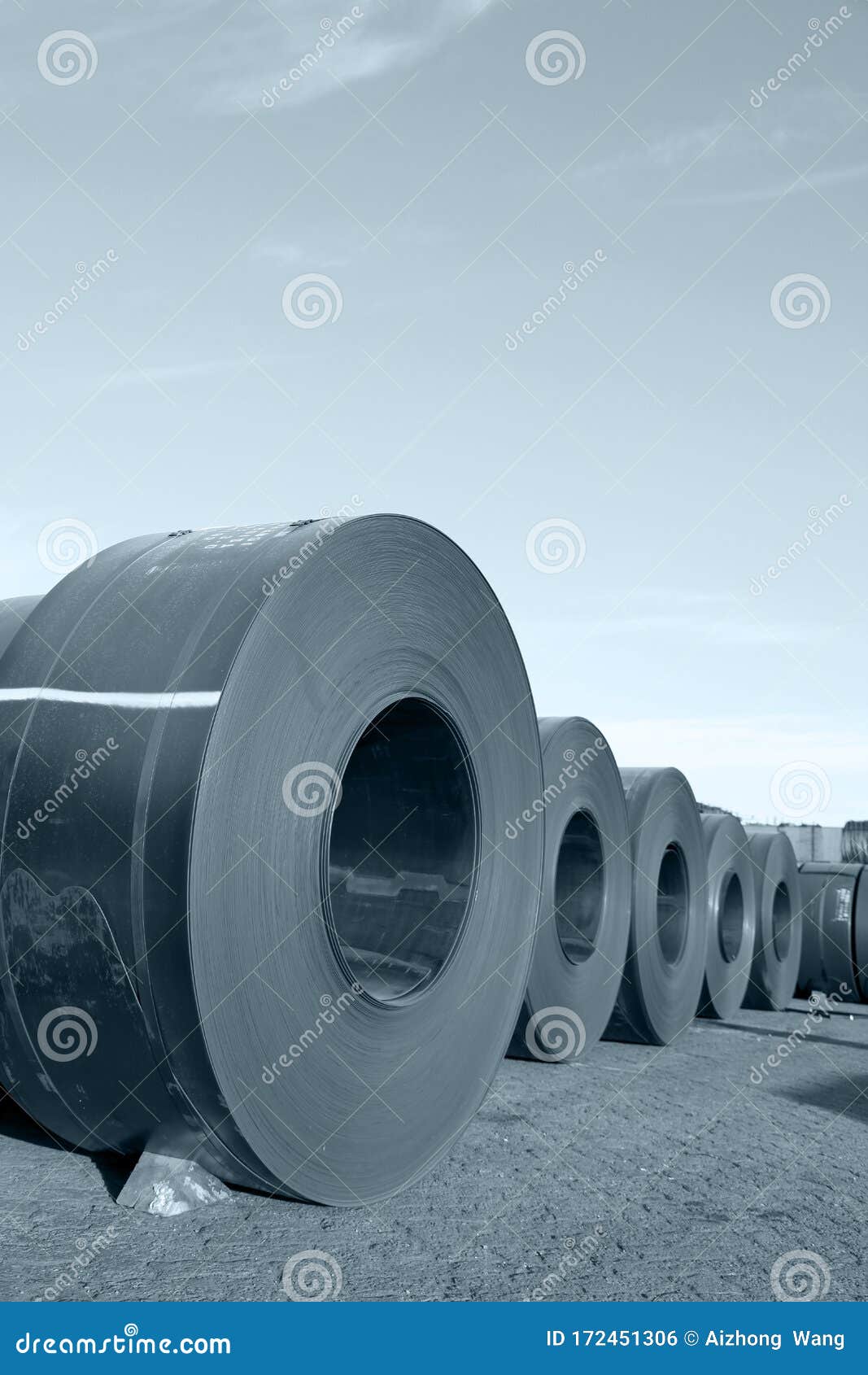 Roll steel stock photo. Image of industry, aluminum - 172451306