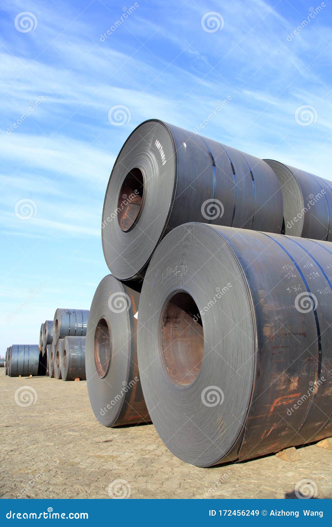 Roll steel stock image. Image of fabrication, metal - 172456249