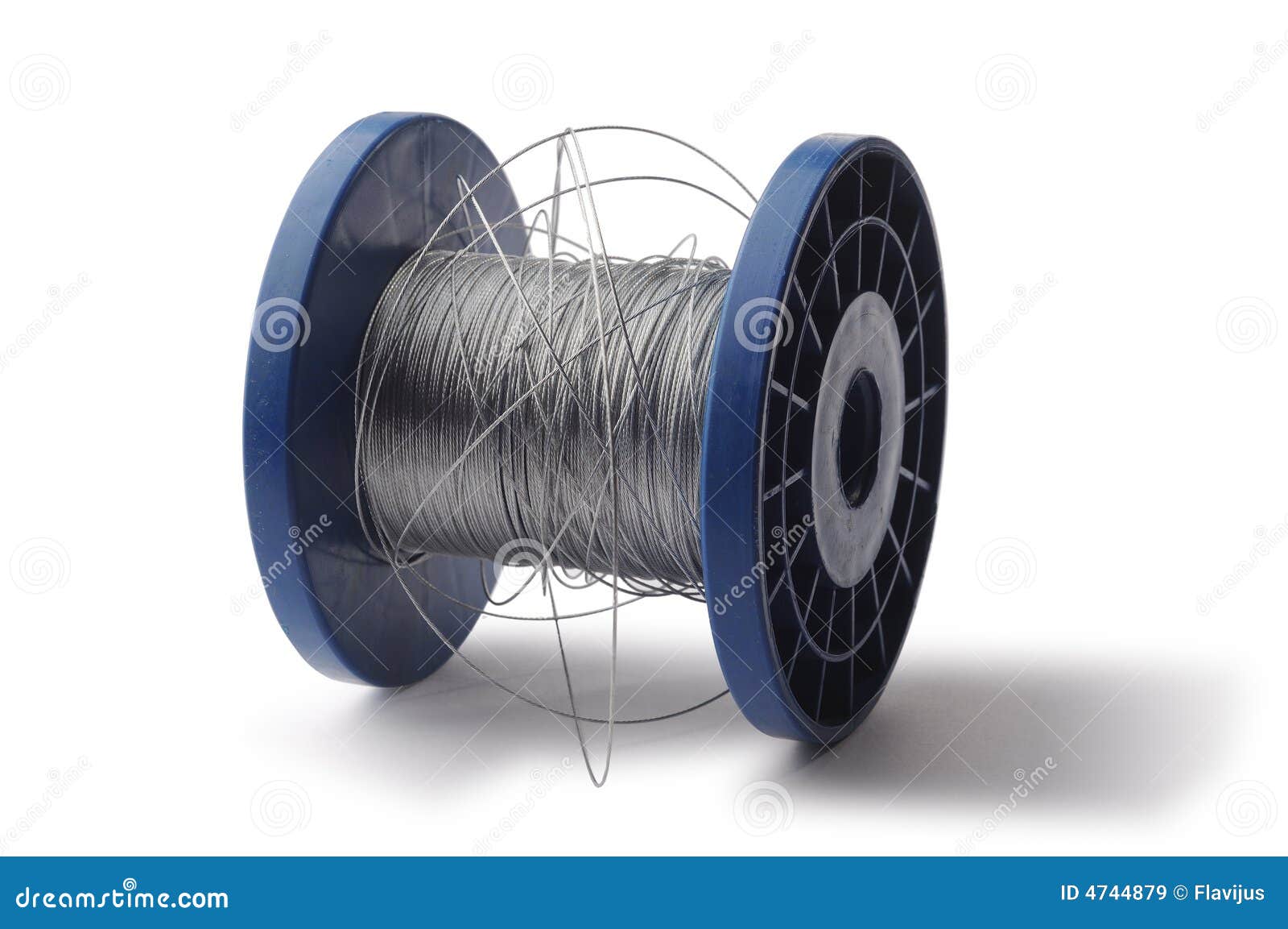 Roll of steel wire stock image. Image of wire, construction - 4744879