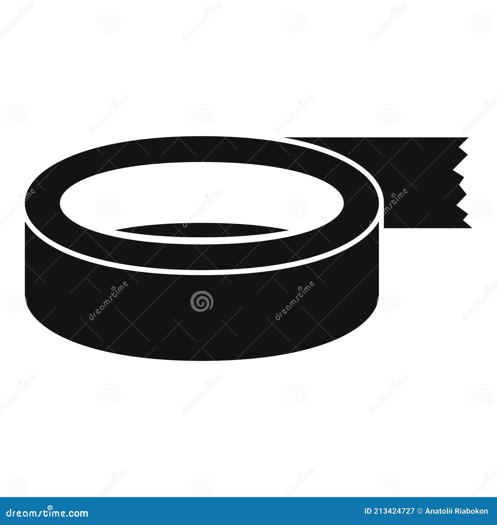 Roll Tape Icon, Simple Style Stock Vector - Illustration of insulation ...