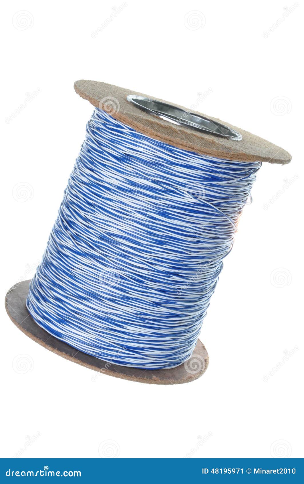 Roll of Telecommunication Network Cable Stock Image - Image of ...