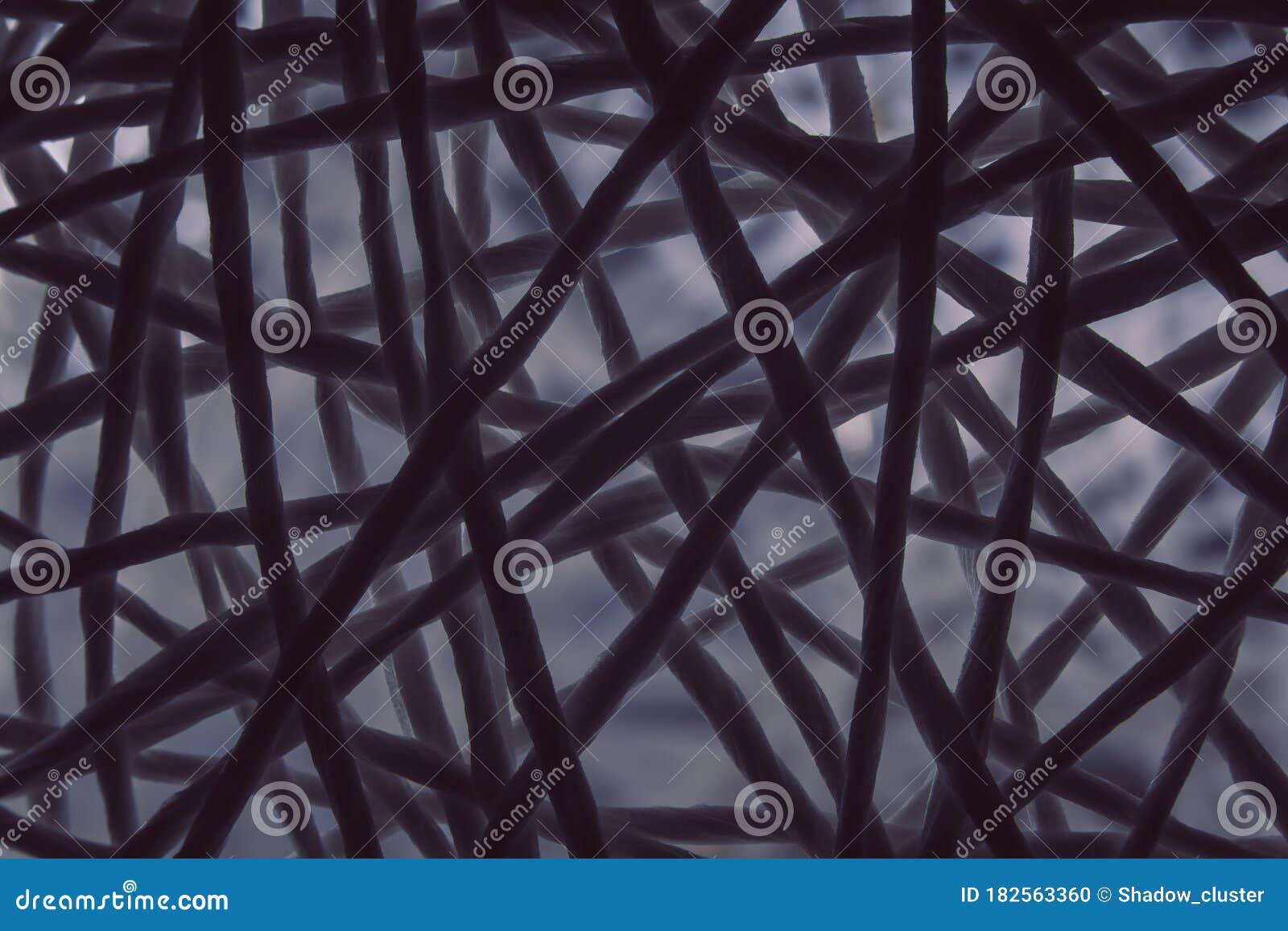 Roll Texture of White Nylon Rope, Close-up View Stock Photo - Image of ...