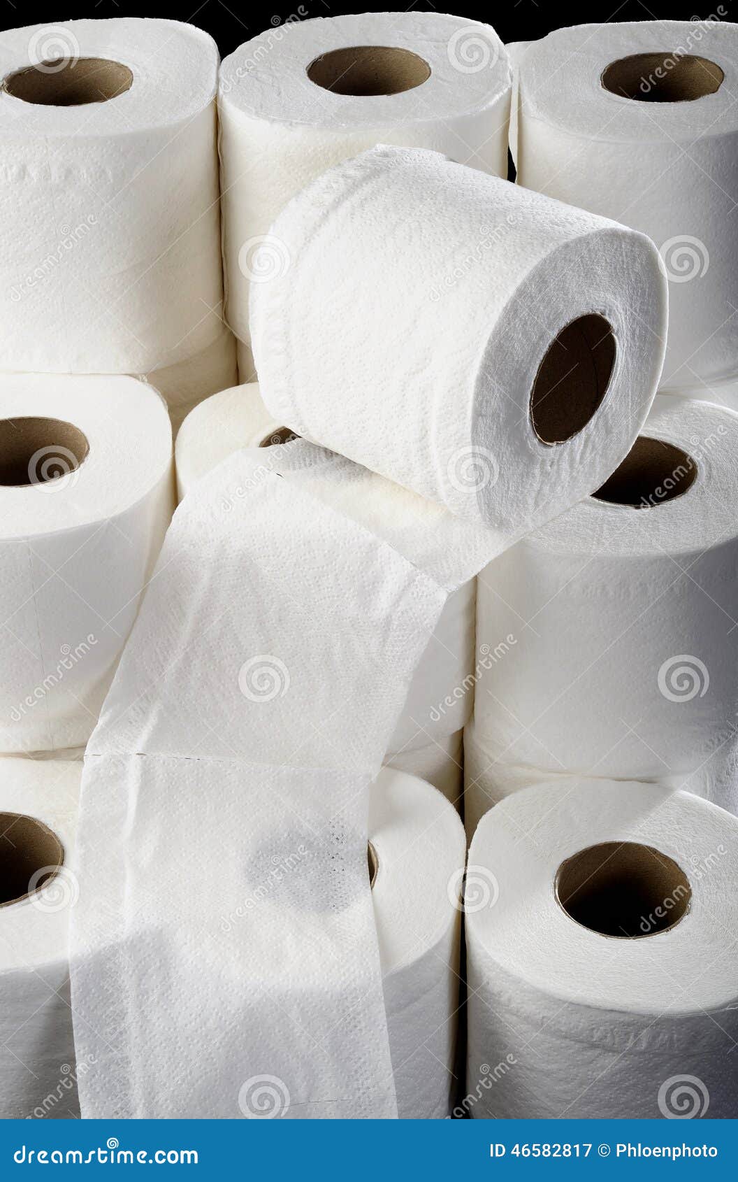 Roll tissue paper stock image. Image of clue, bathroom - 46582817