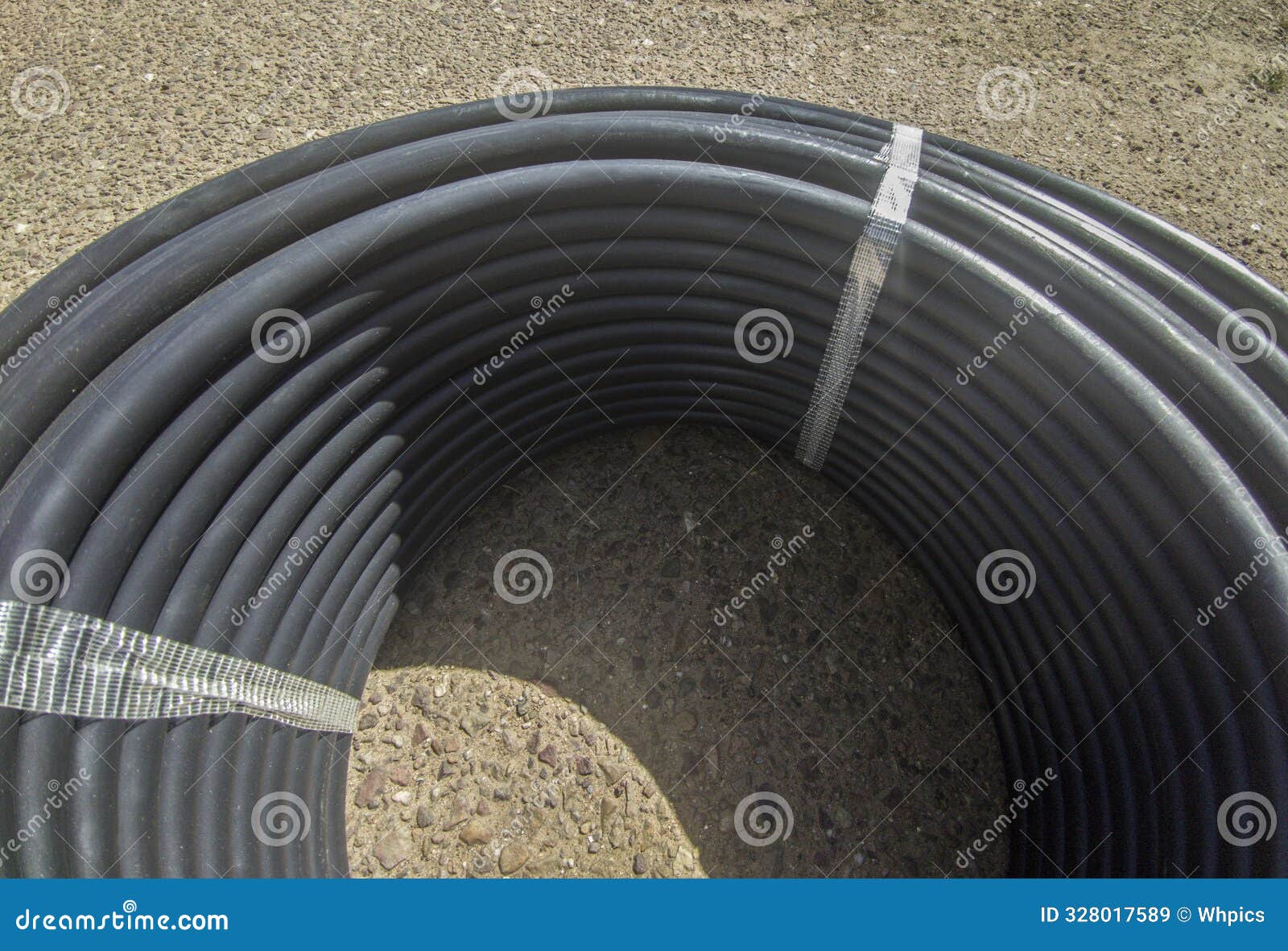 Roll of Tubing for Self-compensating Drippers Stock Image - Image of ...