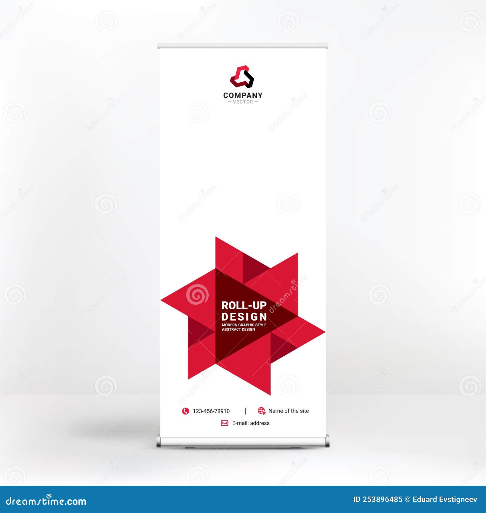 Roll-up Banner Design, Layout for Advertising, Photo, Template for ...