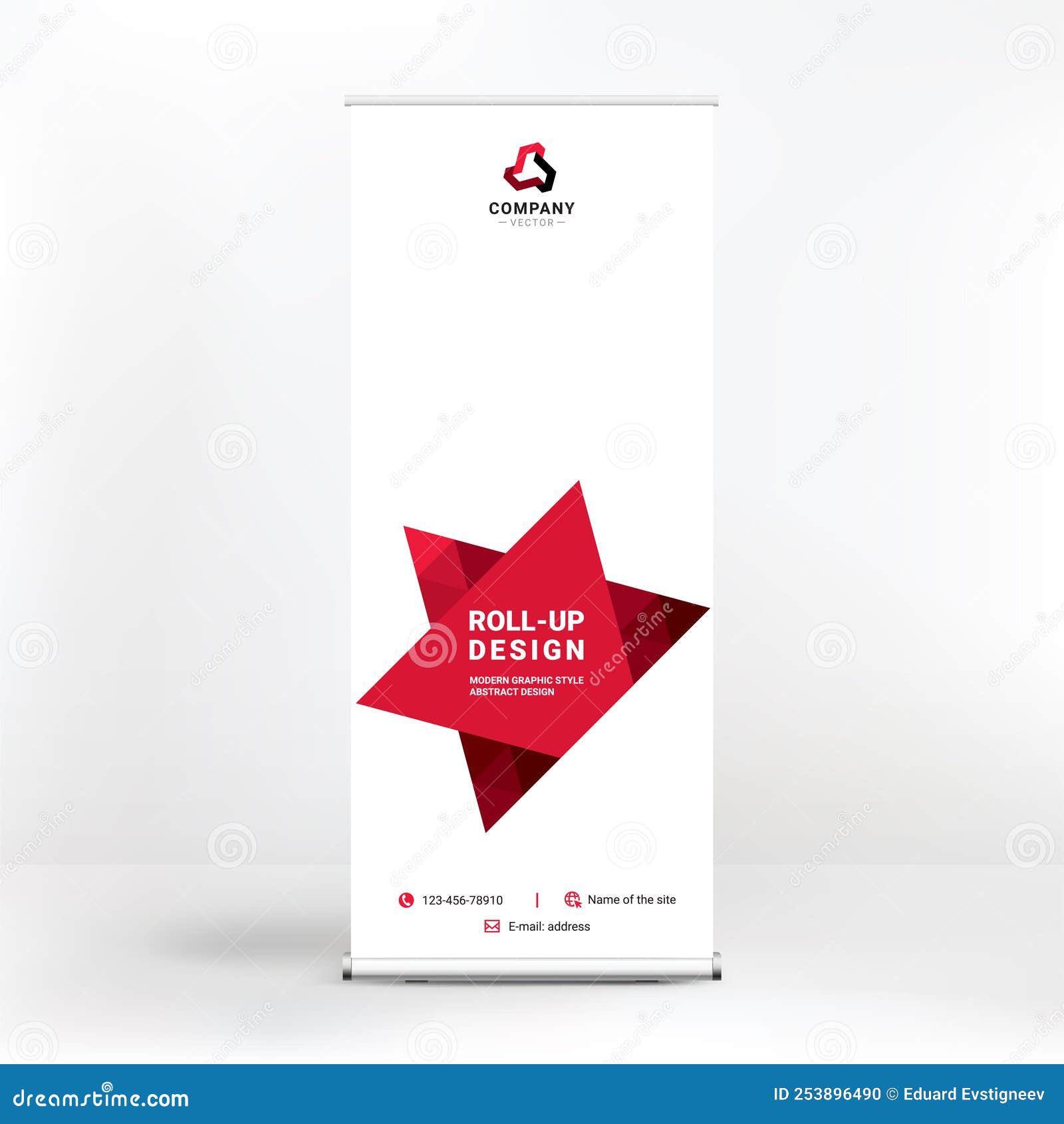 Roll-up Banner Design, Layout for Advertising, Photo, Template for ...