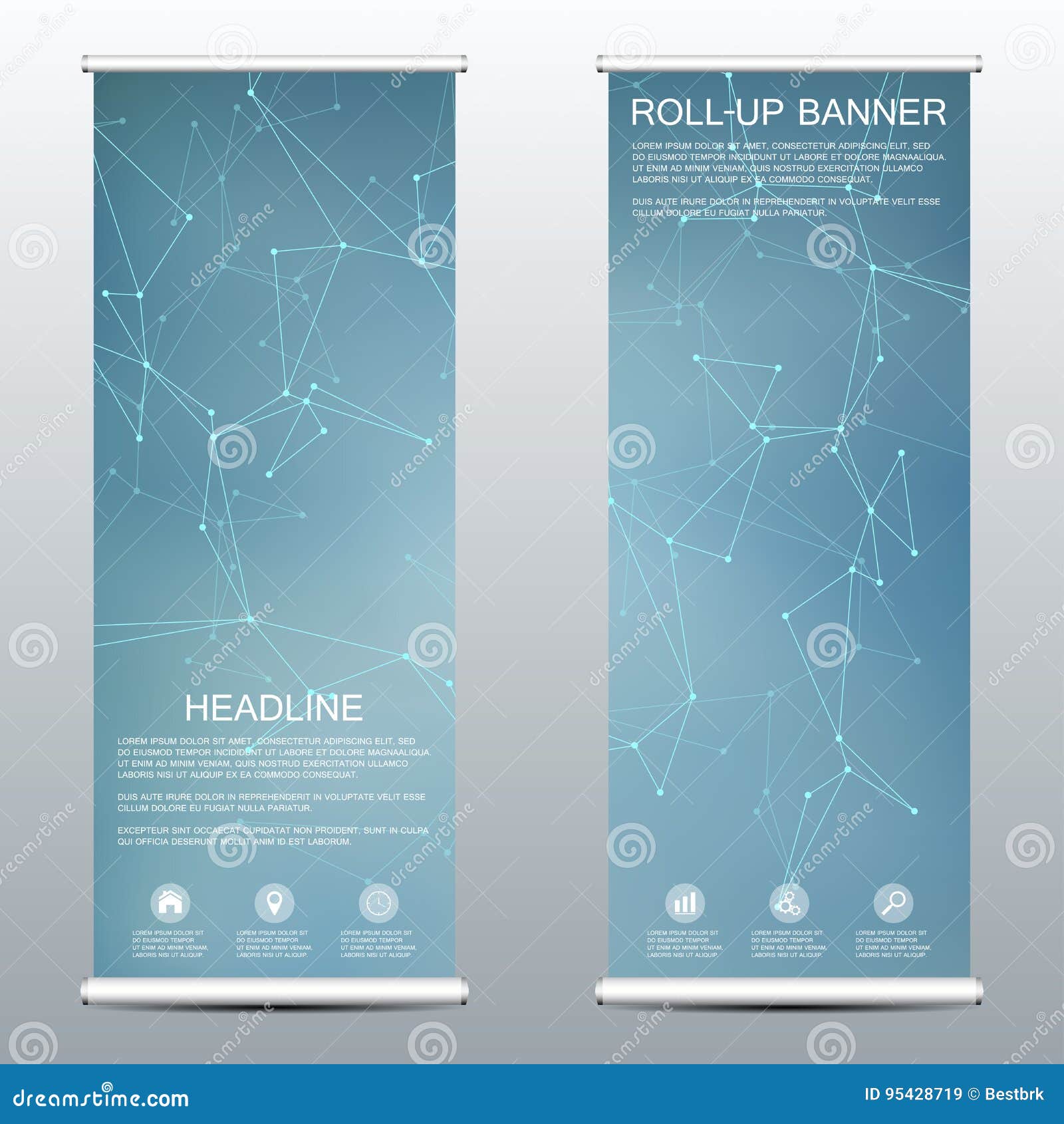 Roll Up Banner for Presentation and Publication. Medicine, Science ...
