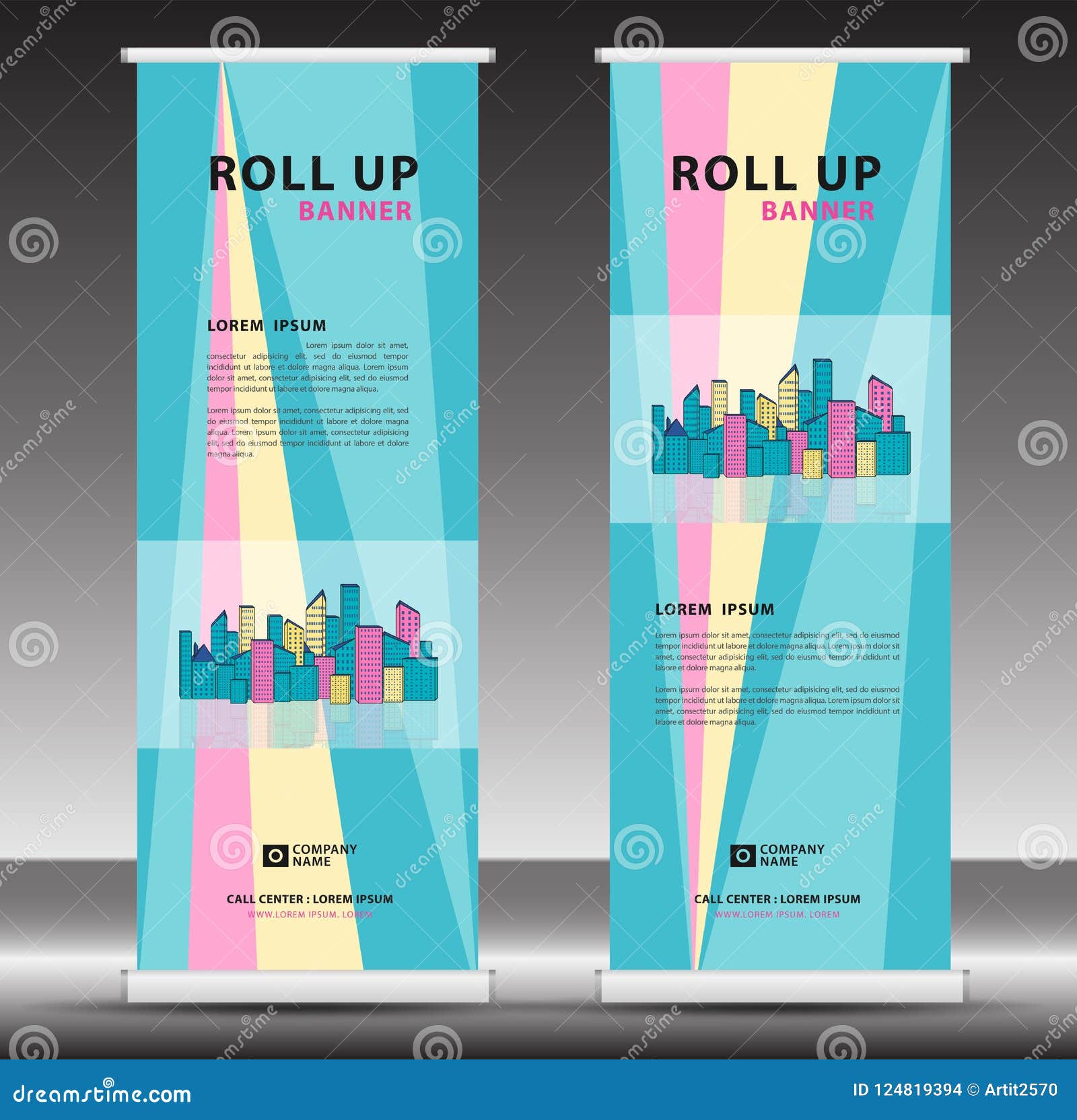 Roll Up Banner Template, Stand Design, Pull Up, Display, Advertisement ...