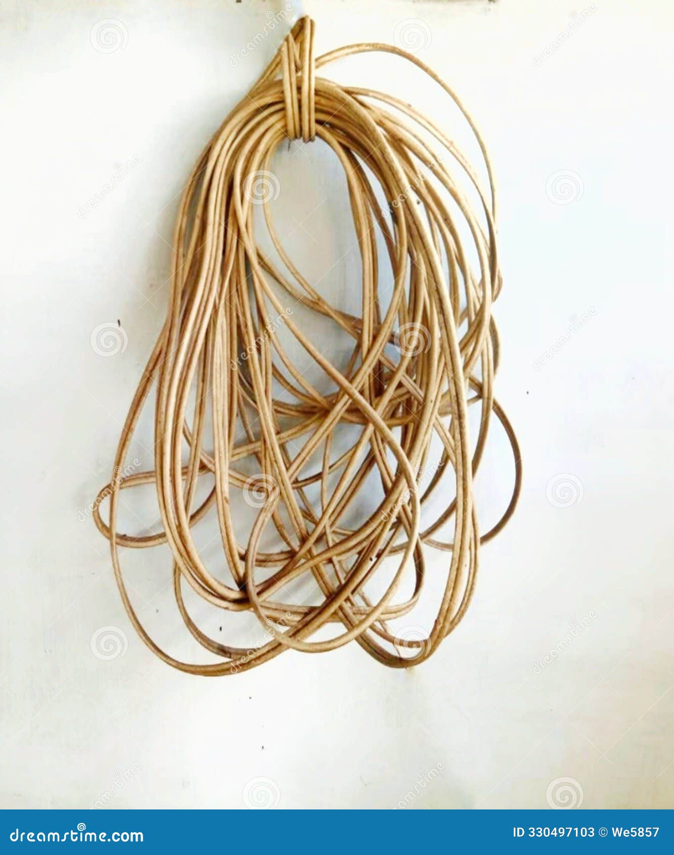 Roll Up Long Cable after Use Stock Image - Image of charge, font: 330497103