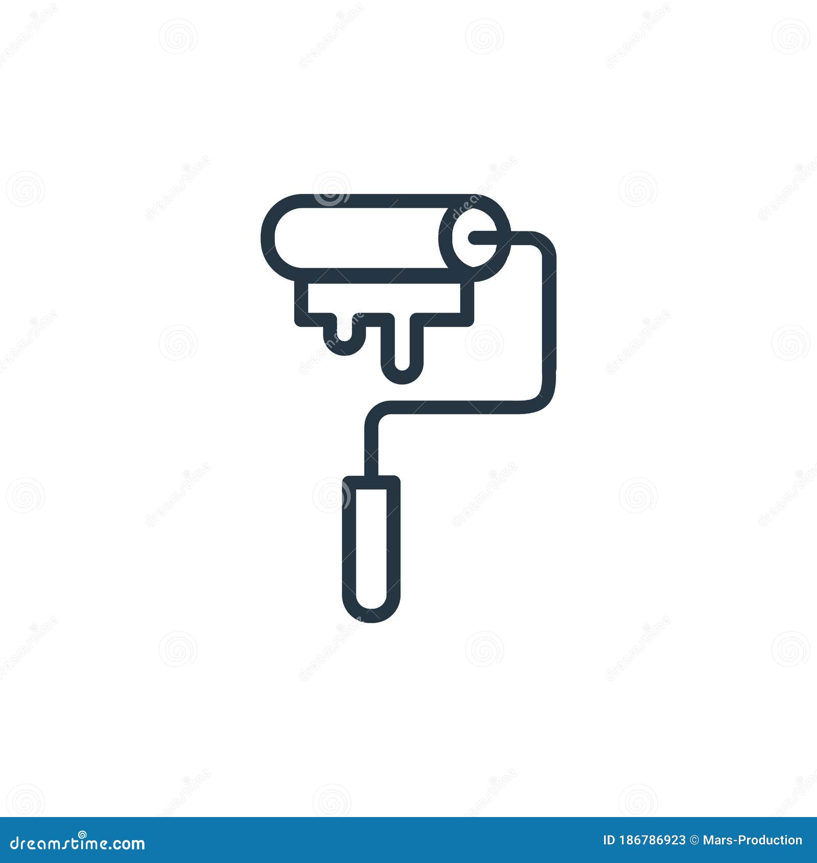 Roll Vector Icon. Roll Editable Stroke. Roll Linear Symbol for Use on ...