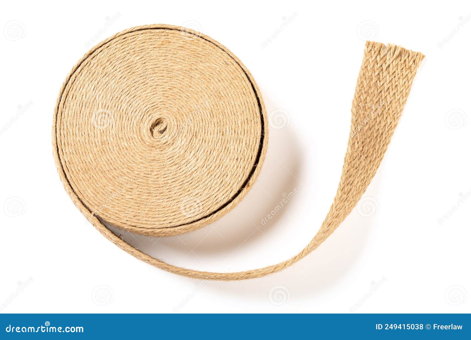 A Roll of Weaving Strap on White Background Stock Photo - Image of ...
