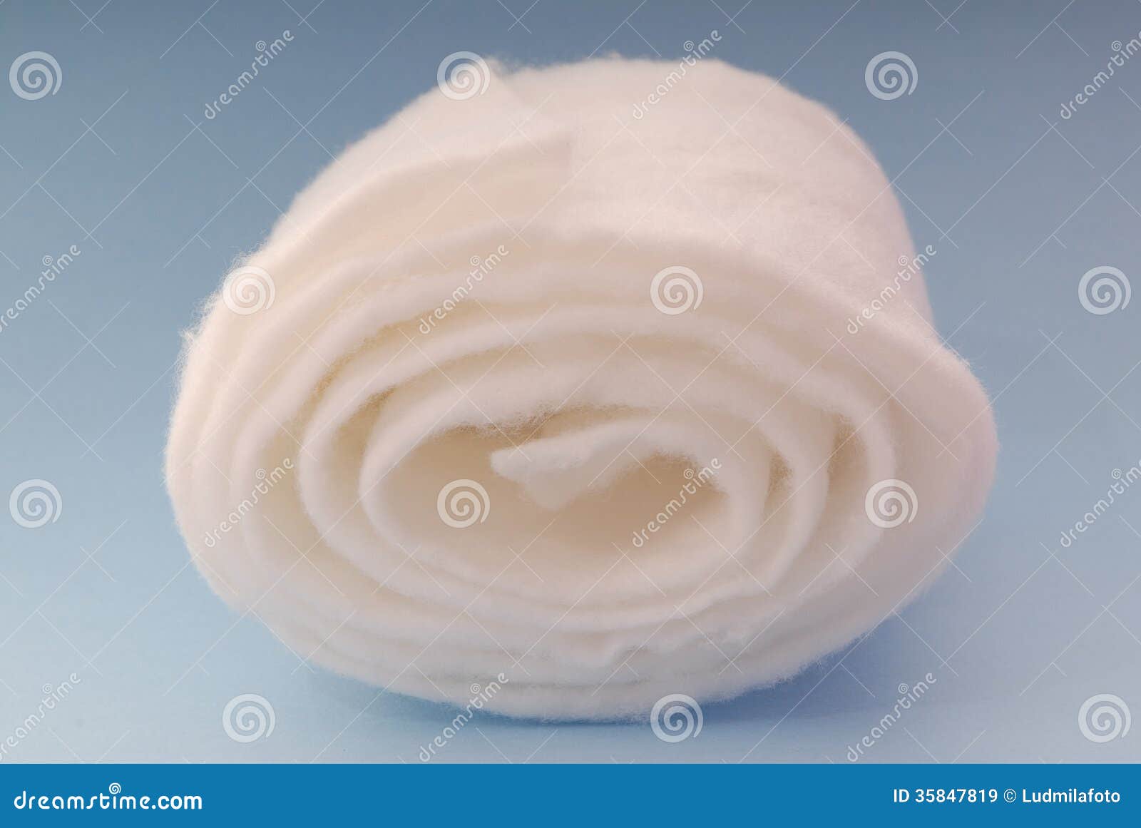 Roll of white sintepon stock image. Image of material - 35847819