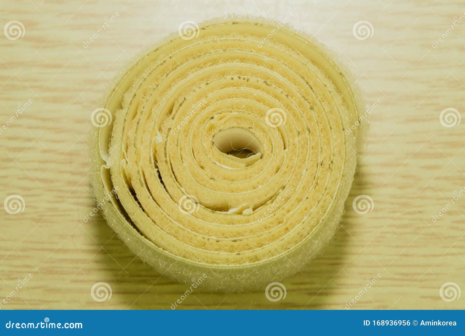 Roll of white velcro stock photo. Image of attaching - 168936956