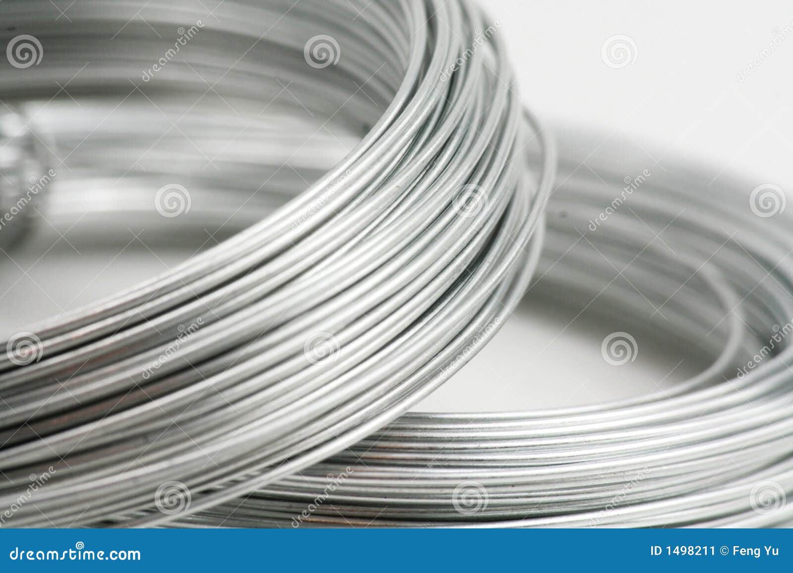 Roll of wire stock image. Image of wire, hardware, silver - 1498211
