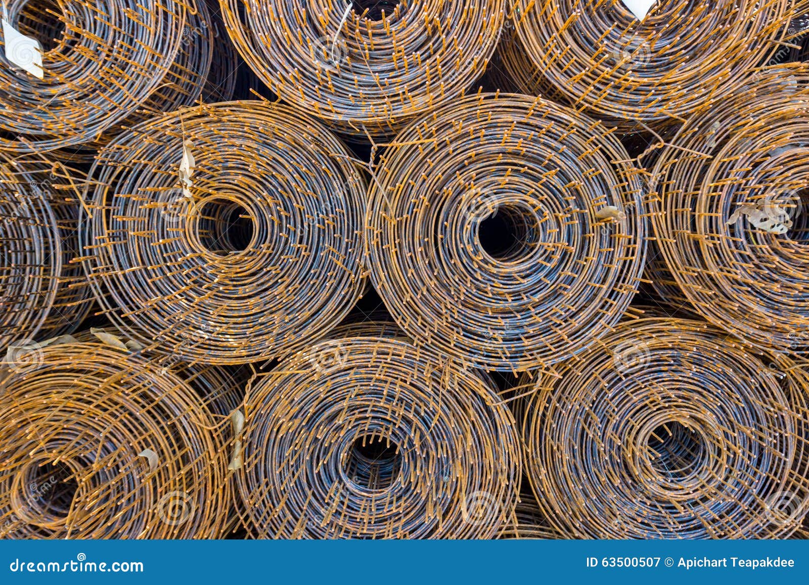 Roll wire mesh steel stock image. Image of industrial - 63500507