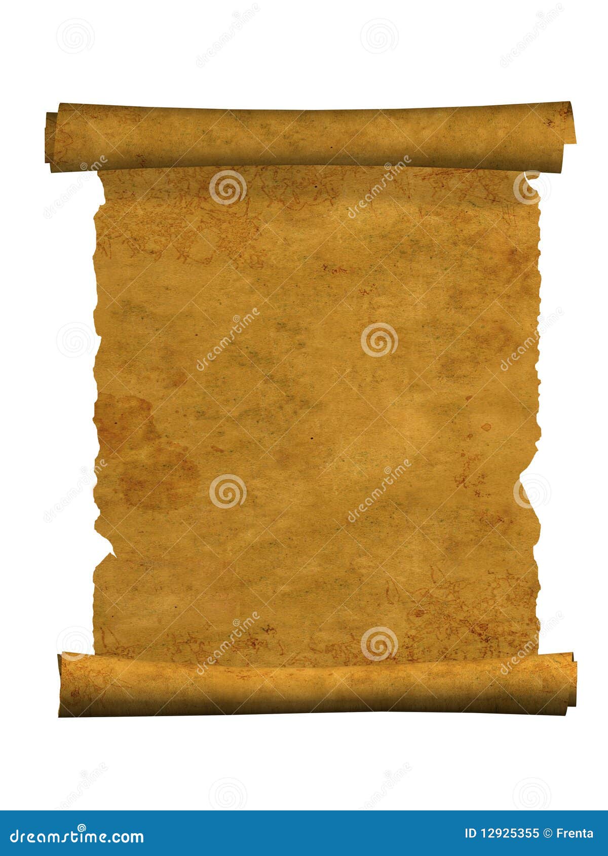 Rolle 3d Des Alten Pergaments Stock Abbildung - Illustration von ...