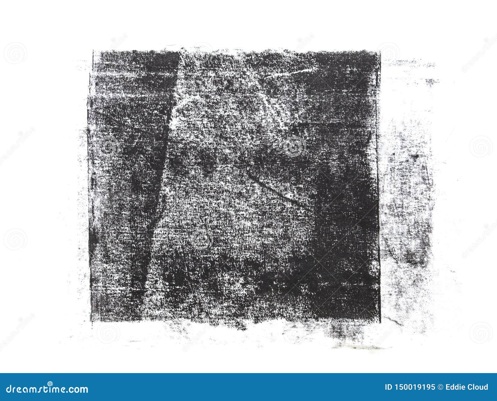 Rolled Acrylic Paint Isolated on White Background Stock Illustration ...