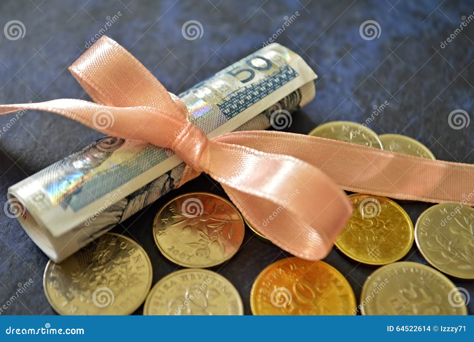 Rolled banknotes stock photo. Image of lipa, money, bill - 64522614