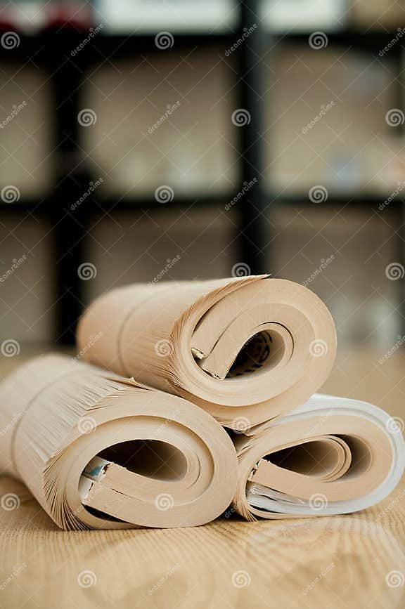 Rolled book stock photo. Image of bound, read, portrait - 11271892