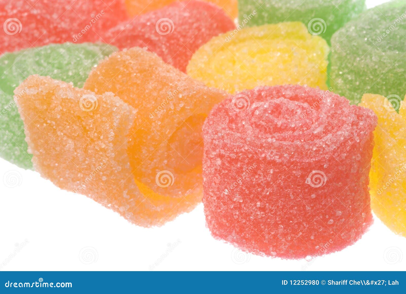 Rolled Candies Macro Isolated Stock Photo - Image of sweets, treats ...