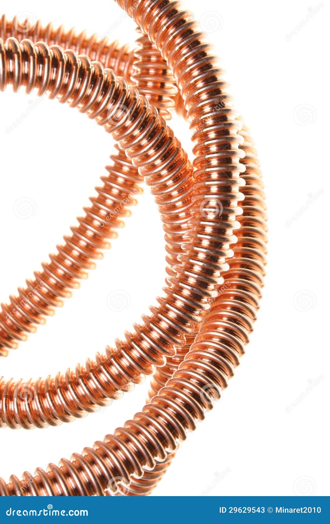 Rolled copper cable stock image. Image of macro, background - 29629543