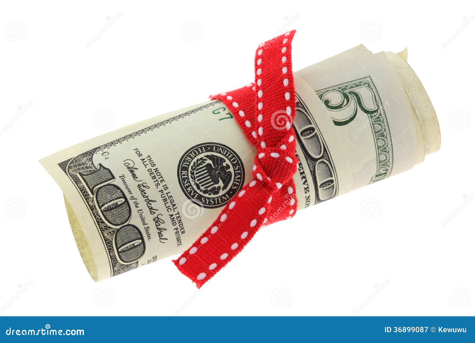 Rolled Dollar banknote stock image. Image of banknote - 36899087