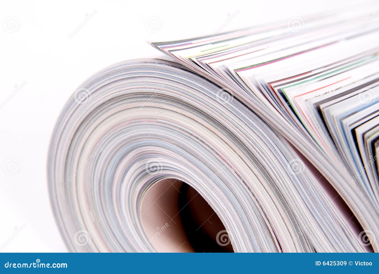 Rolled Magazines Picture. Image: 6425309