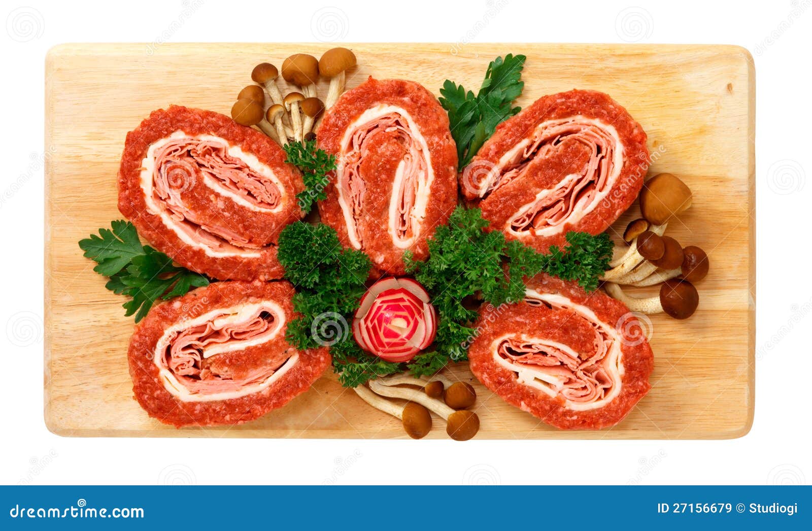 Rolled meat beef stock image. Image of nutrition, stuffed - 27156679