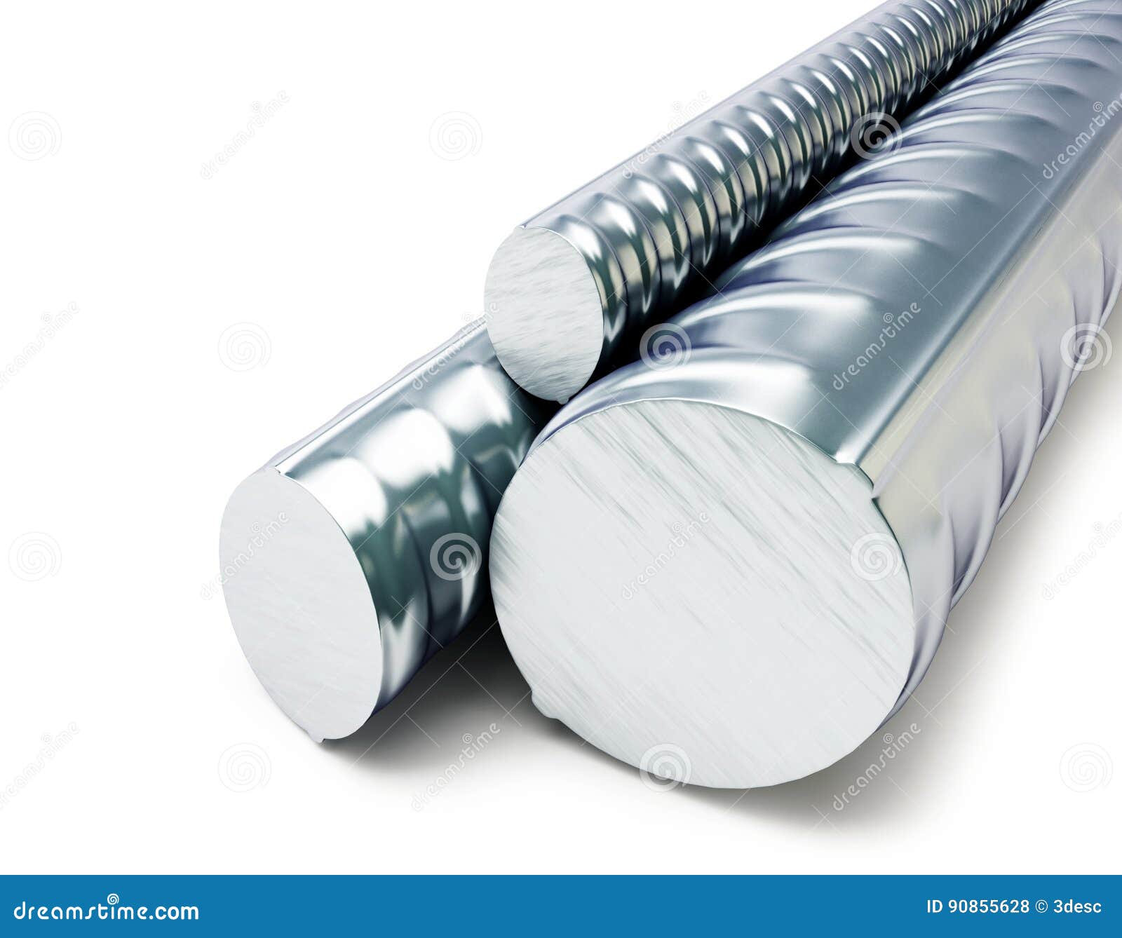 Rolled metal products stock illustration. Illustration of concrete ...