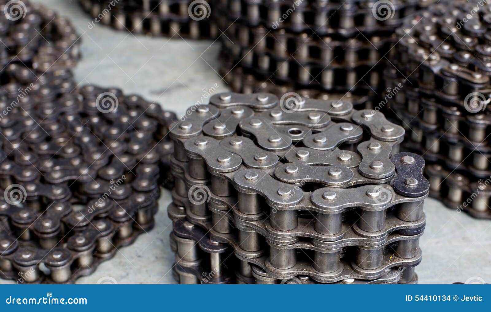 Rolled motor chains stock photo. Image of motorcycle - 54410134