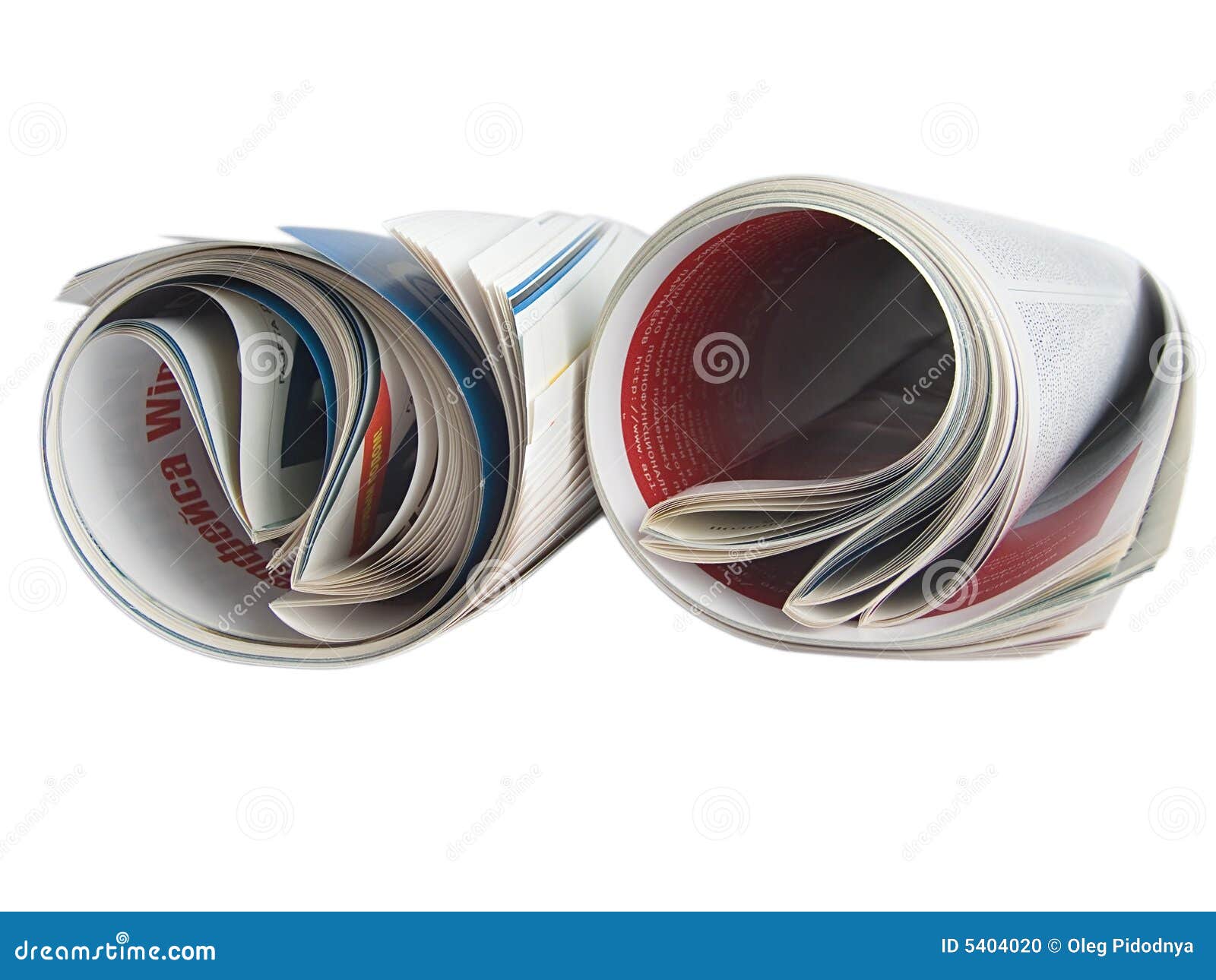 Rolled Newspaper Picture. Image: 5404020