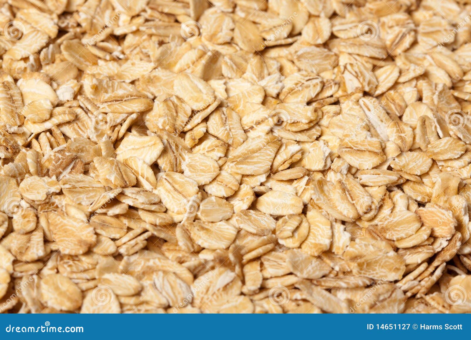 Rolled oats stock image. Image of brown, closeup, oatmeal - 14651127