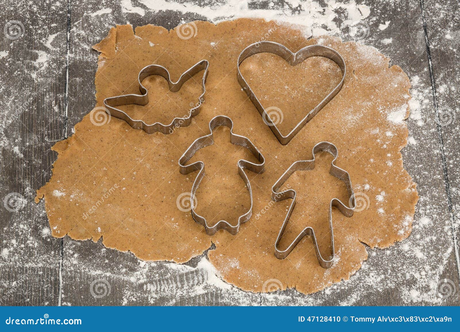 Raw Gingerbread Dough Background Royalty-Free Stock Photo ...