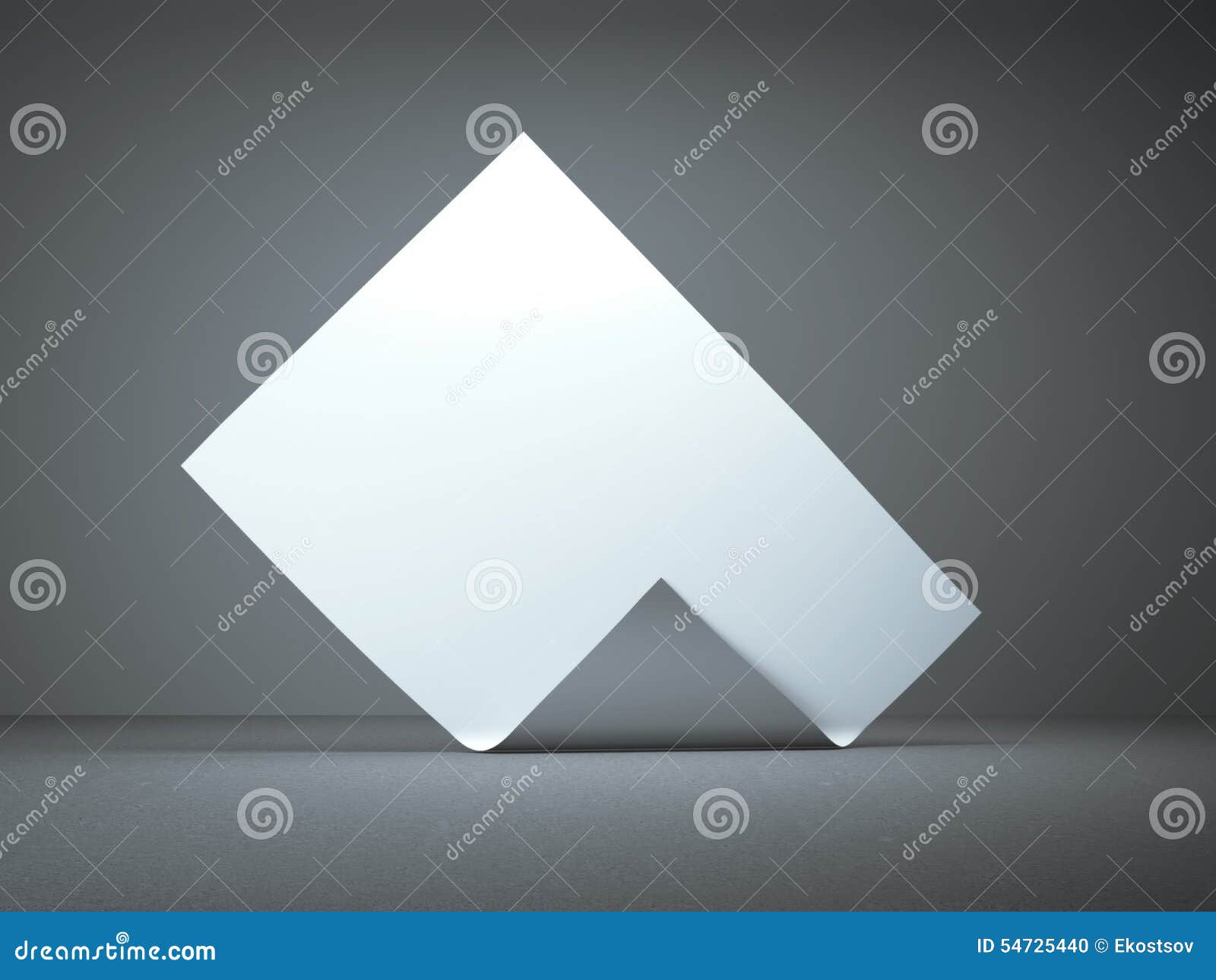 Rolled Up Paper Corners Cartoon Vector | CartoonDealer.com #13630969