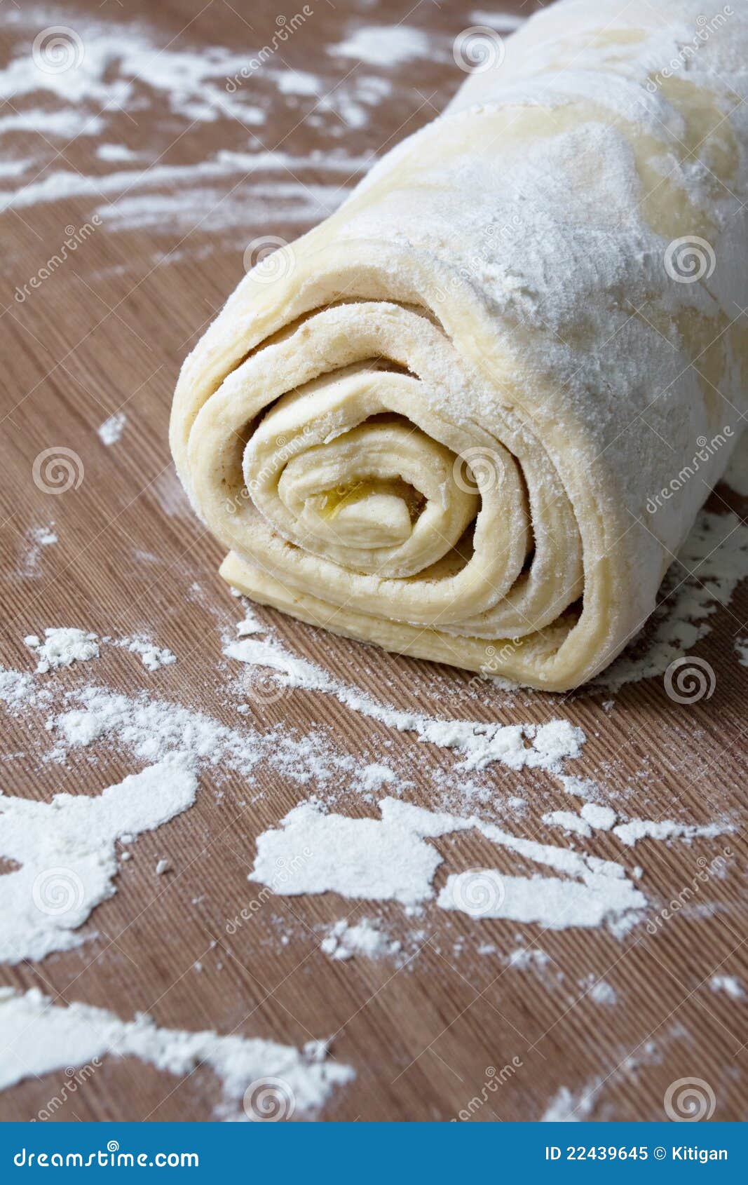 Rolled Pastry stock image. Image of cooking, cuisine - 22439645