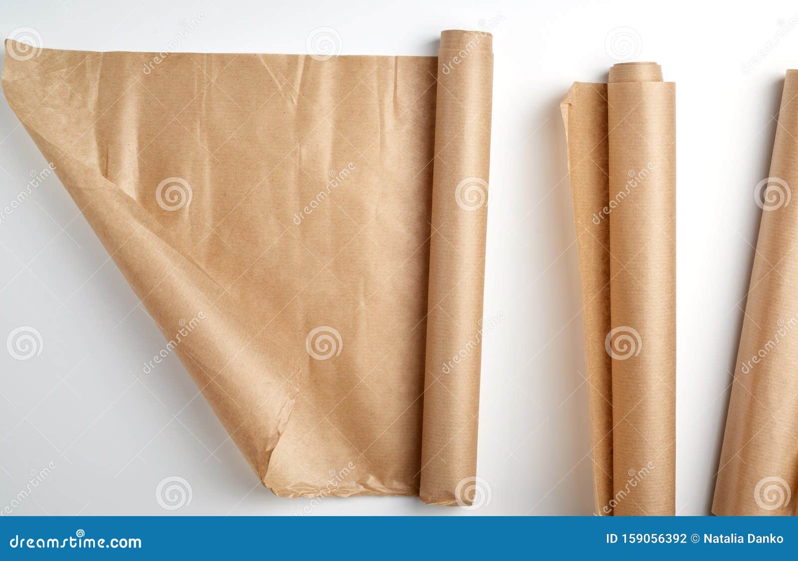 Rolled Up Rolls Of Vinyl Wallpaper. Different Textures And Colors ...