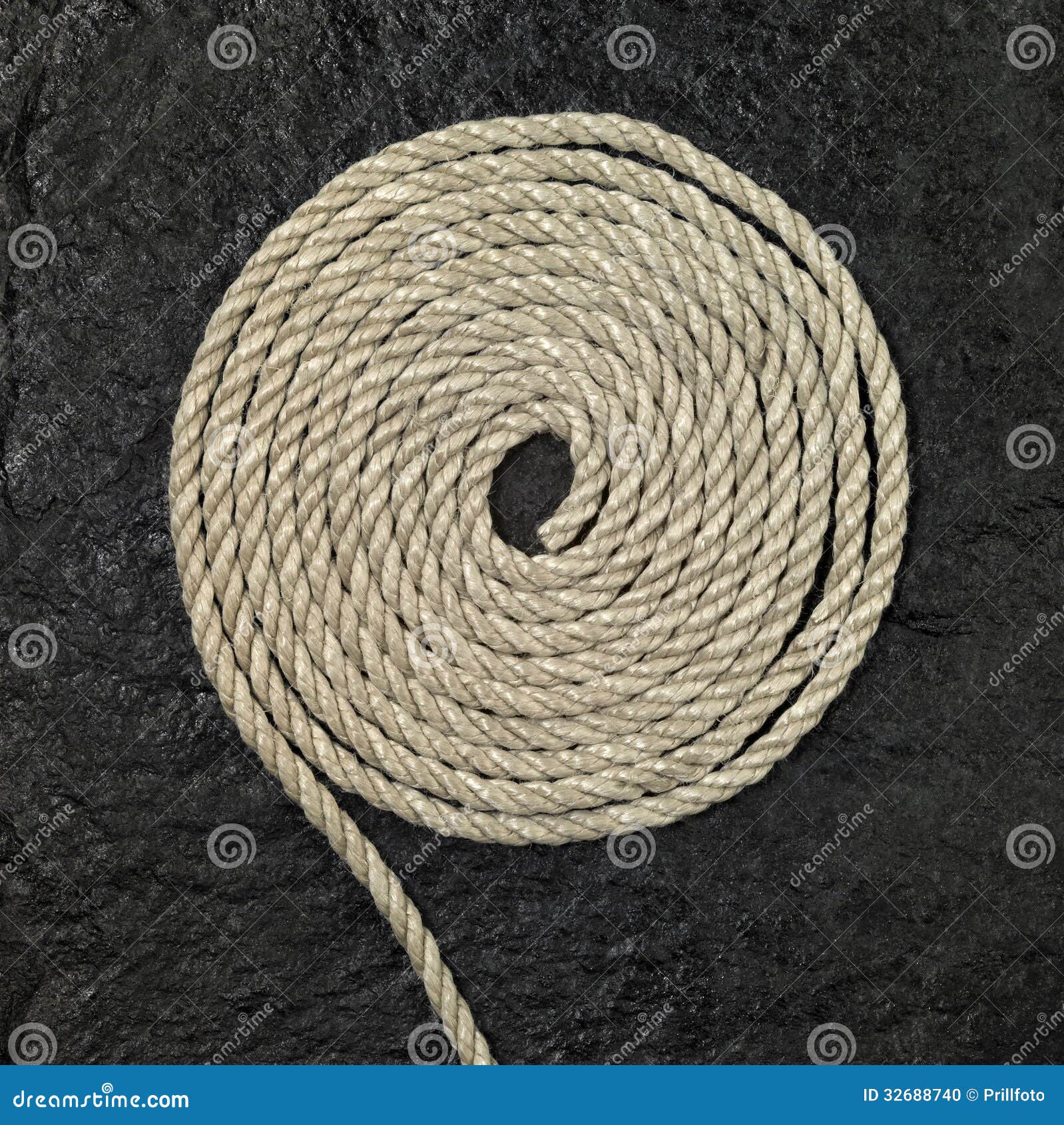 Rolled rope stock photo. Image of curve, concepts, deco - 32688740