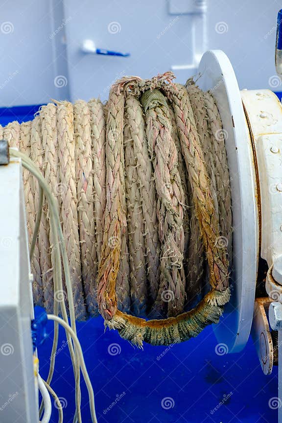 Rolled rope stock photo. Image of catch, axis, power - 158034068