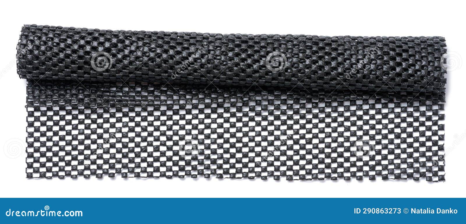 Rolled Rubber Mat on White Isolated Background Stock Image - Image of ...